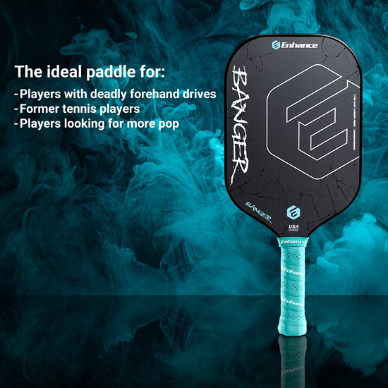 The Banger Pickleball Paddle | Enhance Pickleball | Fast-Hands Power Paddle
